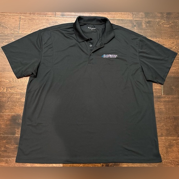Shirts | Mens Allied Universal Security Services Black Performance Polo ...